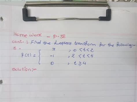 Solved 5 F T ⎩⎨⎧3−10 0