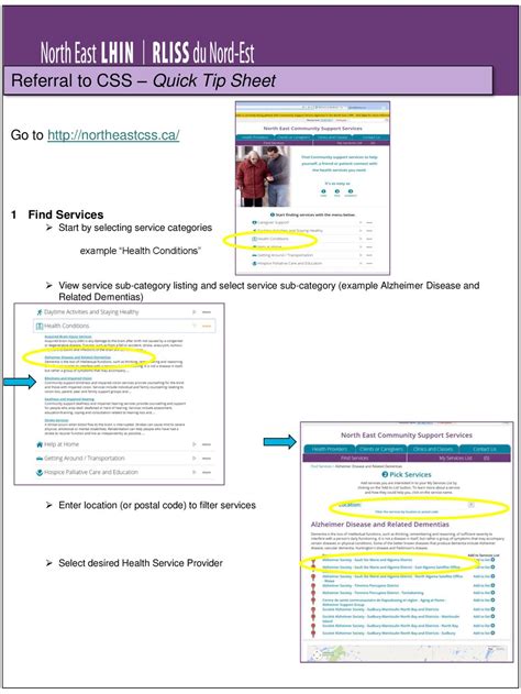 Referral To Css Quick Tip Sheet Ppt Download