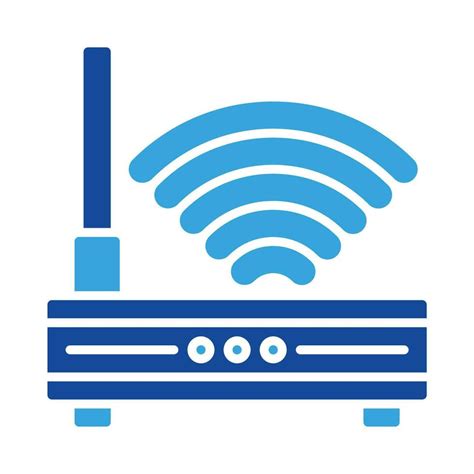 Wifi Router Icon Vector Or Logo Illustration Glyph Color Style 36571890