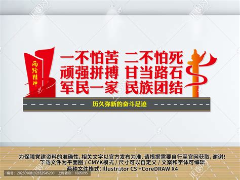 两路精神文化墙 宣传类展板 宣传展板模板 设计模板 汇图网www huitu