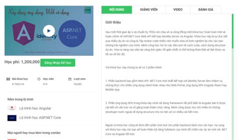 Share Xây Dựng ứng Dụng Web Với Aspnet Core Web Api Identity Server Angular