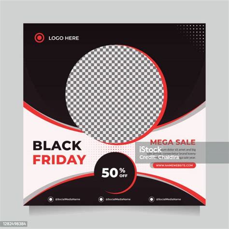 스타일리시 한 블랙 프라이데이 시즌 판매 소셜 미디어 게시물 및 디지털 마케팅을 위한 웹 배너 템플릿 프로모션 제품을 위한 트렌디한 편집 템플릿 가격에 대한 스톡 벡터 아트