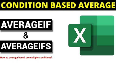 How To Use AVERAGEIF And AVERAGEIFS Function In Excel YouTube