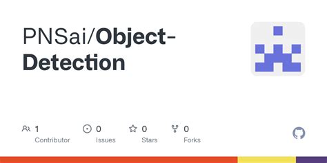 Github Pnsaiobject Detection