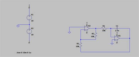 Wave Generator Circuit Not Working On Ltspice R Askelectronics