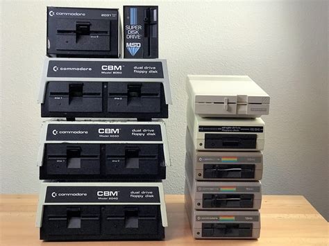 A Few Old Floppy Disk Drives ~3mb In Total R Vintagecomputing