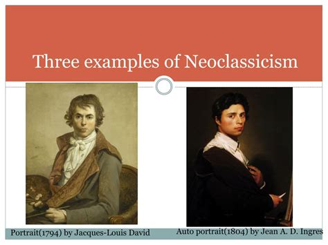 Ppt Western Art History Neoclassicism Powerpoint Presentation Free Download Id1959517