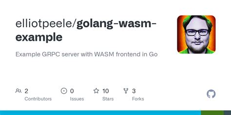 github elliotpeele golang wasm example example grpc server with wasm