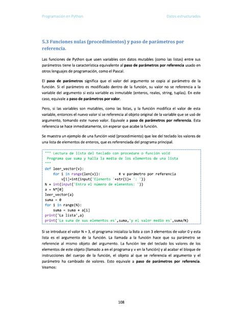 Python Poo Parametros Valor Referencia Pdf