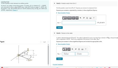 Solved Learning Goalto Find A Position Vector Between Two