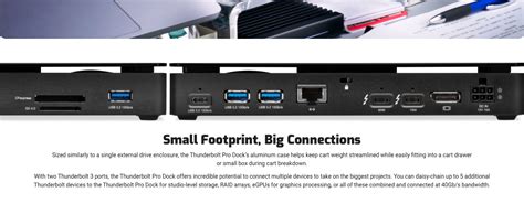 Amazon Com Owc Port Thunderbolt Pro Dock W Charging Dual Thunderbolt Gb S Usb C