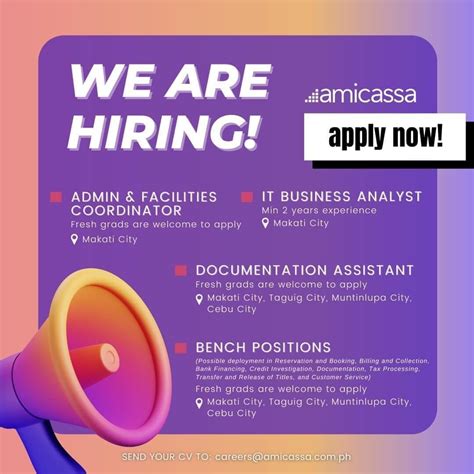 We Are Hiring Join Our Dynamic Environment Feel Free To Email Your