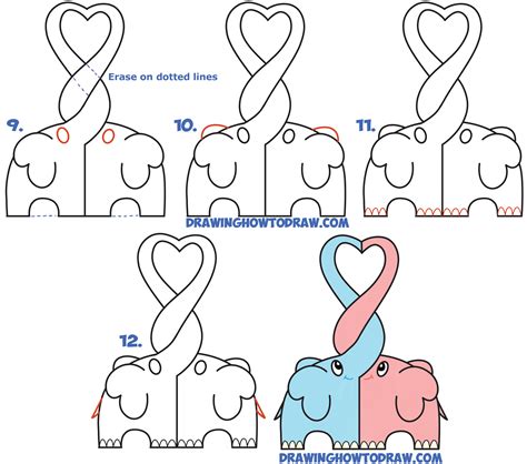 Elephant Drawing Tutorial At Explore Collection Of Elephant Drawing Tutorial