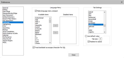backslash → jump to tab intstead of spaces notepad community