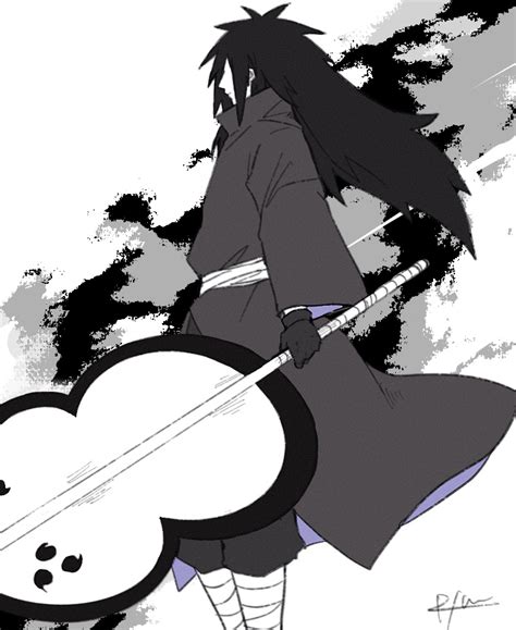 Uchiha Madara Naruto Drawn By Xxryuu Danbooru