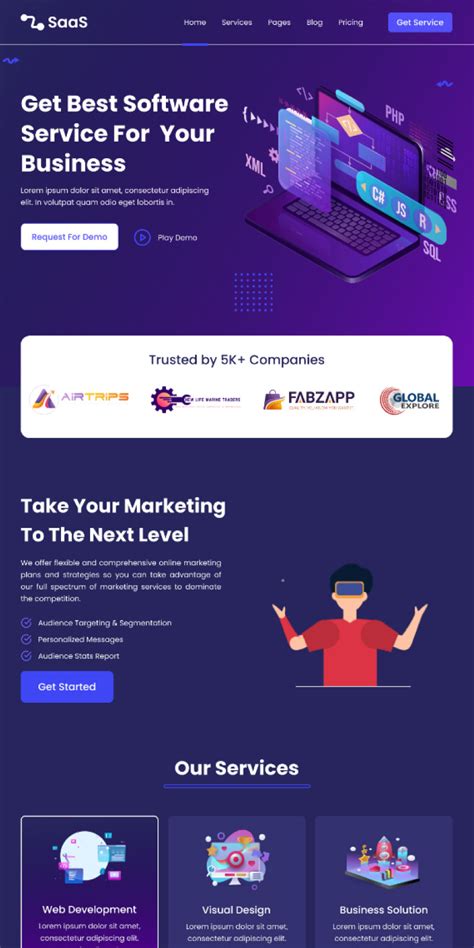 Saasstartup And Saas Figma Template Templatemonster