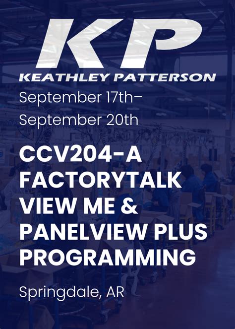 Ccv204 A Factorytalk View Me And Panelview Plus Programming