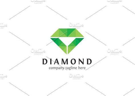 Green Diamond Logo Logodix