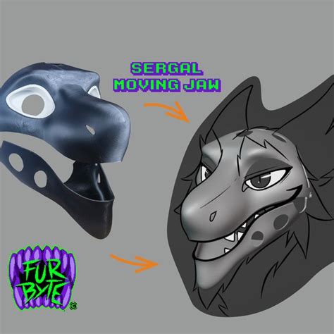 Fursuit Head Base 3d Print File Etsy