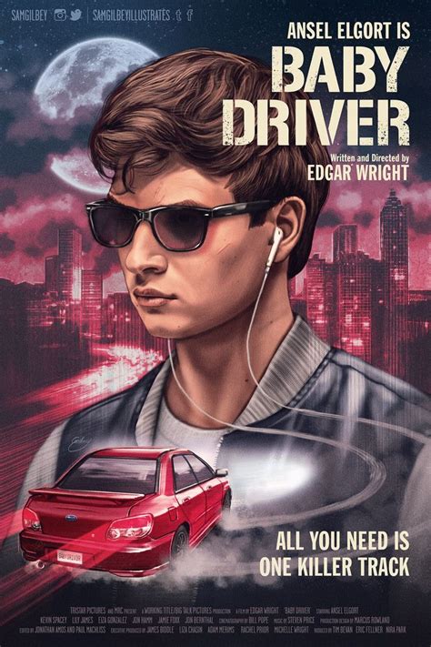 Арт-постер фильма Малыш на драйве | Baby driver, Baby driver poster ...