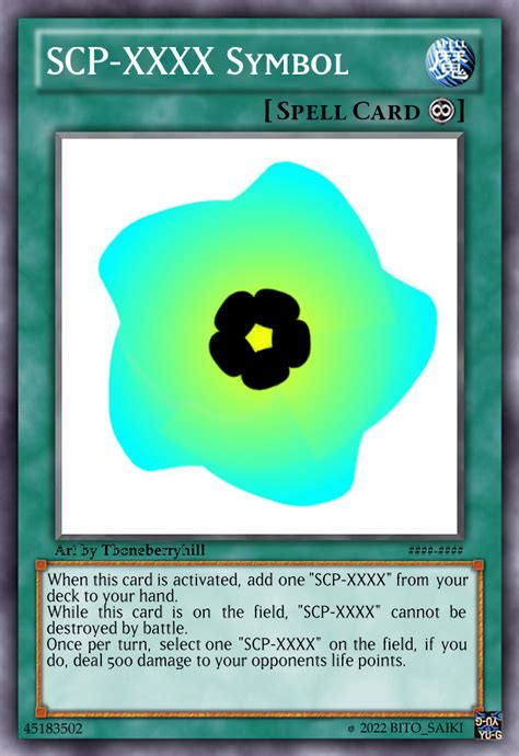 Scp Xxxx Symbol Custom Card By Bitosaiki On Deviantart