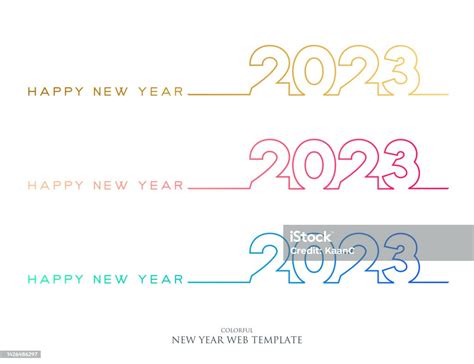 2023 새해 추상 숫자 벡터 일러스트레이션 인사말 카드 초대장 달력 등 벡터 스톡 일러스트레이션을위한 휴일 디자인 0명에 대한 스톡 벡터 아트 및 기타 이미지 Istock
