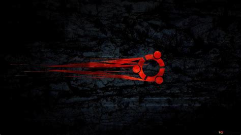 우분투 로고 배경 4k 배경화면 다운로드