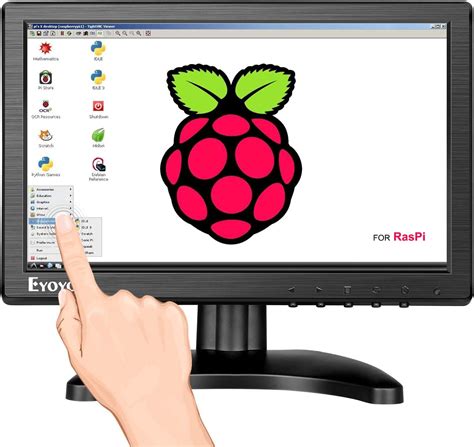 Eyoyo Kleiner Touchscreen Monitor 10 Zoll Kleiner Hdmi Vga Touchscreen Monitor Raspberry Pi