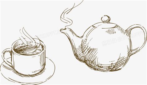 茶杯怎么画茶壶 茶杯怎么画素描 大山谷图库