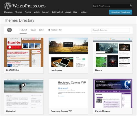 Preview The New Design For The Wordpress Themes Directory Wp Tavern