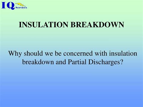 Ppt An Introduction To On Line Partial Discharge Surveys Powerpoint Presentation Id 5911802