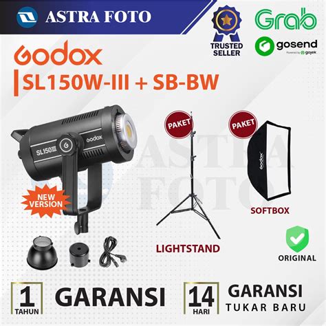 Jual Godox Sl150 Iii Paket Softbox Lightstand Godox Sl150iii