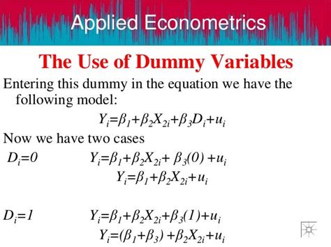 Dummy Variables