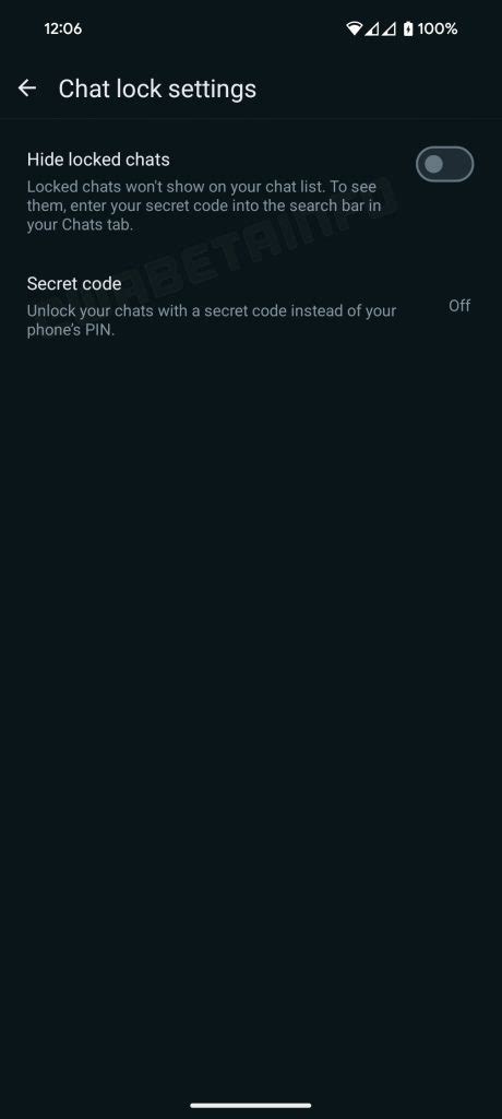 WhatsApp Beta Adds A Secret Code Feature To Hide And Access Locked Chats Gizmochina