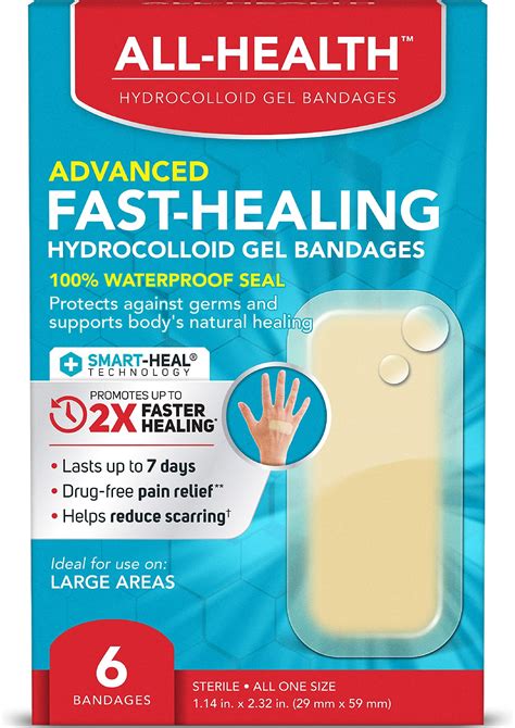 Band Aid Brand Pro Heal Adhesive Bandages With Hydrocolloid
