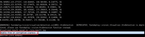 Backend PaddleDetection PicoDet demo 开启paddle trt出现double free or corruption prev Issue