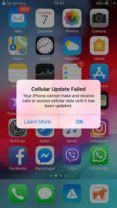 IPhone Cellular Update Failed Here S Why The Fix