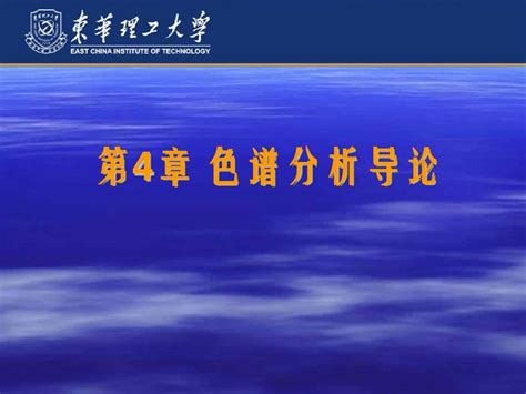 第4章 色谱分析导论word文档在线阅读与下载免费文档