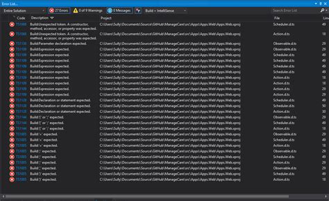 Angularjs Using Type Script W Aspnet Core Build Errors From Xproj File Stack Overflow