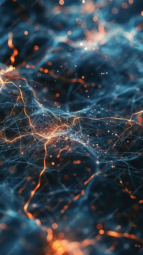 Abstract Digital Human Brain Neural Network Science Technology Concept Premium Ai Generated Image