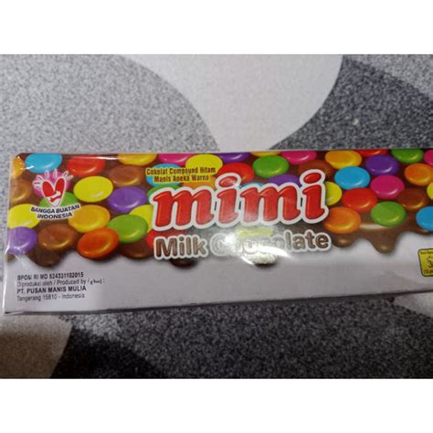 Jual Mimi Milk Chocolate 25g Per Box Shopee Indonesia