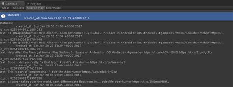 Data Serialization Part 2 Unity3d Jsonnet And Twitter Rest Api Napland Games Blog