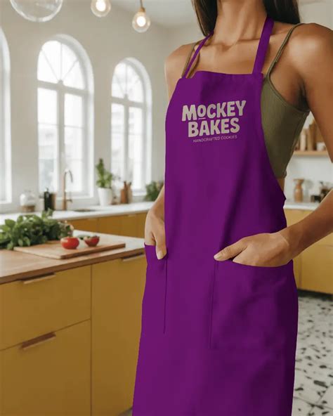 Apron Mockup Free Download Apron Mockup Template S
