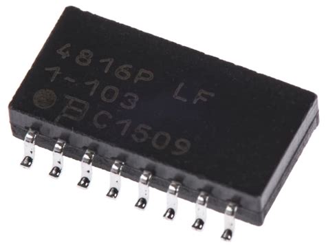4816p T01 103lf Bourns Bourns 4800p 10kΩ ±2 Isolated Resistor Array 8 Resistors 1 28w