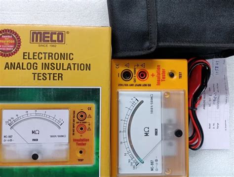500m Eddy Current Dynamometer Meco Mc 907 Analog Insulation Tester At ₹ 1980 Piece In New Delhi