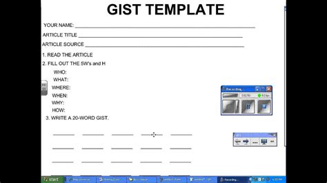 How To Prepare For Your Current Event Presentation Using The Gist