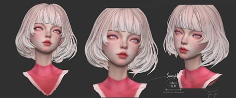 短发女孩头像（村委绘团练作业） 花瓣网