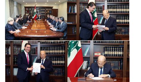 الوكالة الوطنية للإعلام عون تسلم من هوكستين الرسالة الاميركية