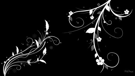 Black Floral Desktop Wallpapers 4k Hd Backgrounds On Wallpaperbat
