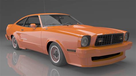 1978 Ford Mustang King Cobra 3d Model By Msasdt